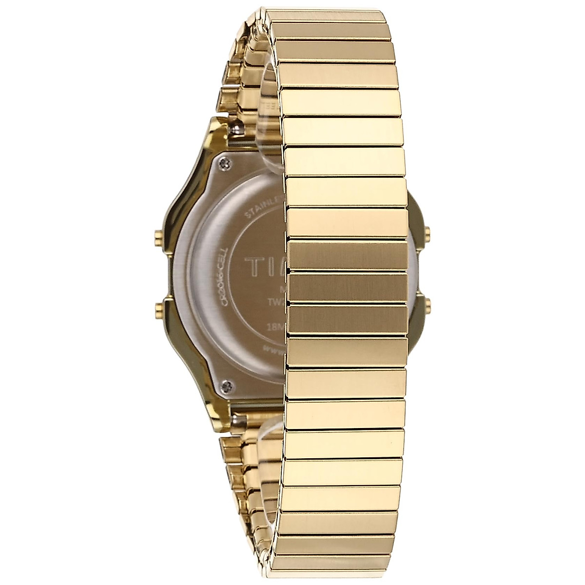 Timex T80 34mm unisex-adult Watch – Gold-Tone with Stainless Steel Expansion Band