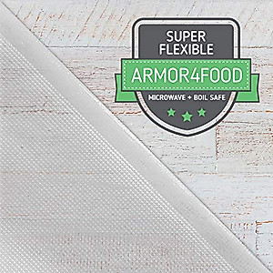 Nutri-Lock Vacuum Sealer Bags, 50 Quart (8x12) & 50 Gallon (11x16) Vac Seal Bags, Commercial Grade with BPA Free, Perfect for Sous Vide and Vac Storage
