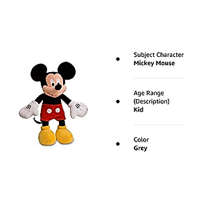 Mickey Mouse Plush - Medium - 17''