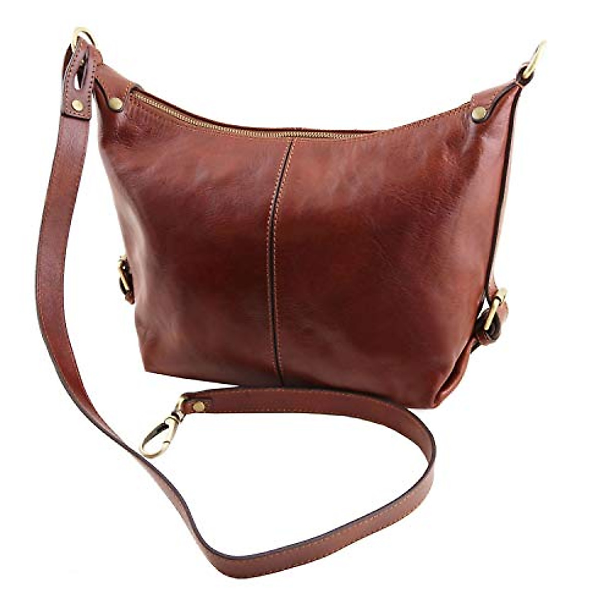 Tuscany Leather Sabrina Leather hobo bag Black