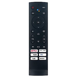 ERF3A90 Replacement Voice Remote Control Commander fit for Hisense Smart TV 75A66FUA 65A53FUA 50A53FUA 43A53FUA 65A66FUA 55U7G 75U7G 65U7G 65U6K 55A76K 55U6K 75U6K 75A76K
