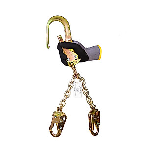 Frontline PSSW2R Rebar Positioning Chain Assembly with Swivel | Durable, Rugged & High Strength | Construction Positioning Chains | OSHA & ANSI Compliant