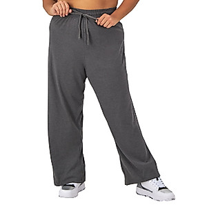 Champion, Lightweight Lounge, Comfortable Jersey Pants for Women, 31.5" (Plus Size Available), Granite Heather, XX-Large