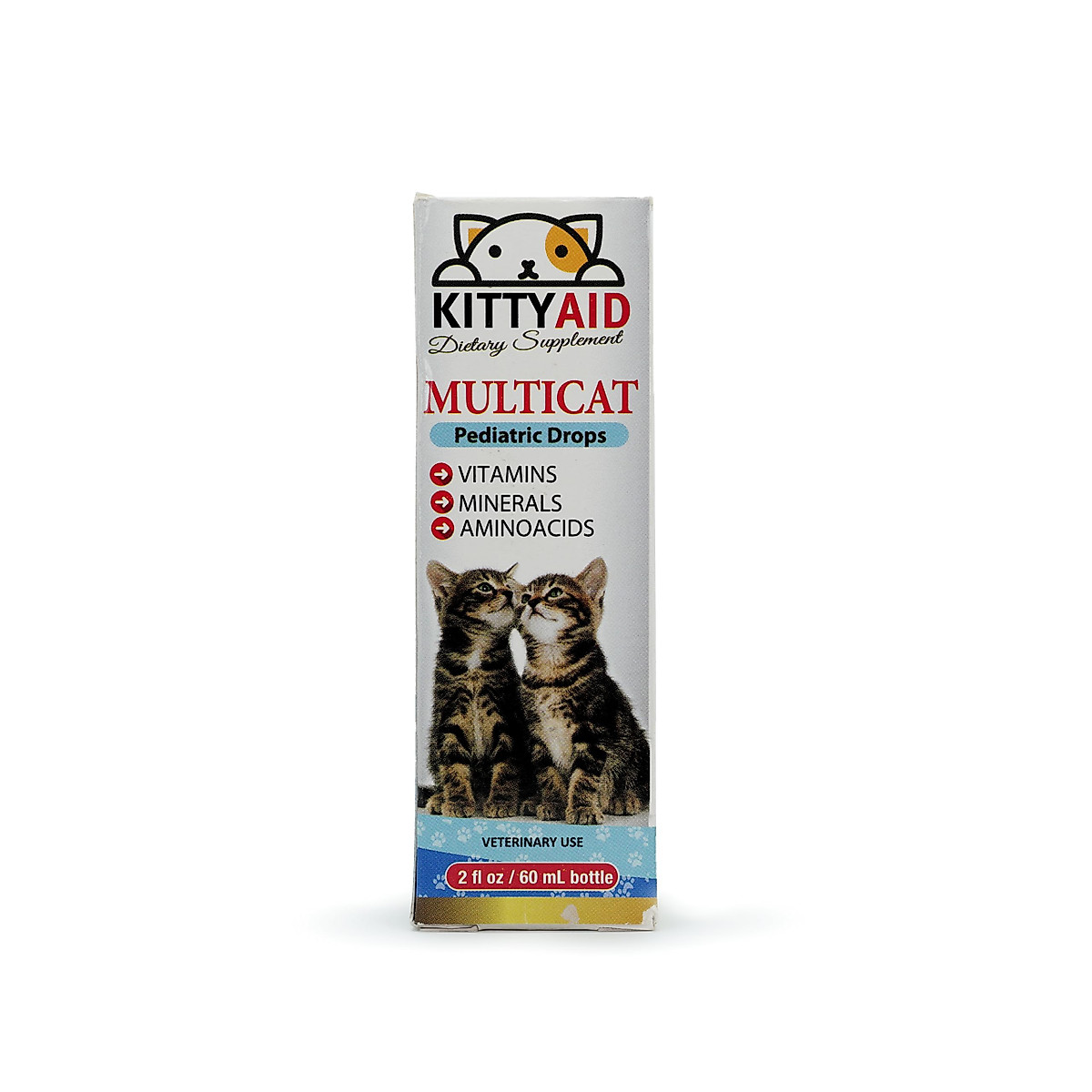 Multivitamin Cats Dietary Suplement by Interfarma | Heart, Digestion, Skin, Coat, & Joint Support Supplement for Cats | with Vitamins, Minerals, Aminoacids, Biotin, & Folic Acid | MULTICAT