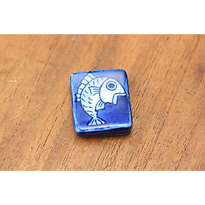 Hamamotou, Chopsticks Holder, Sea Bream, Set of 2, Approx. 1.3 x 1.2 x 0.4 inches (3.2 x 3 x 1 cm)