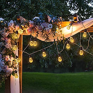 Globe String Lights Battery Operated 23FT 8 Lighting Modes Dimmable with Remote, Remote Battery Lights Waterproof Decorative Hanging String Lights for Indoor Outdoor Garden Patio Christmas Party