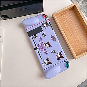 Cute Kawaii Cartoon Design Cover Protective Case for Nintendo Switch - Anti-Scratch Soft Slim Grip Cover Shell Fashion Cool Switch Game Shell for Girls Kids Women - (B)