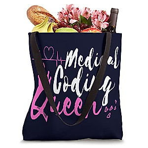 Medical Coding Queen Cute Medical Coder Tote Bag