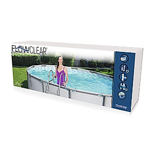Bestway BW58330-19 Flowclear Pool Ladder for Above Ground Pools, 42 Inch