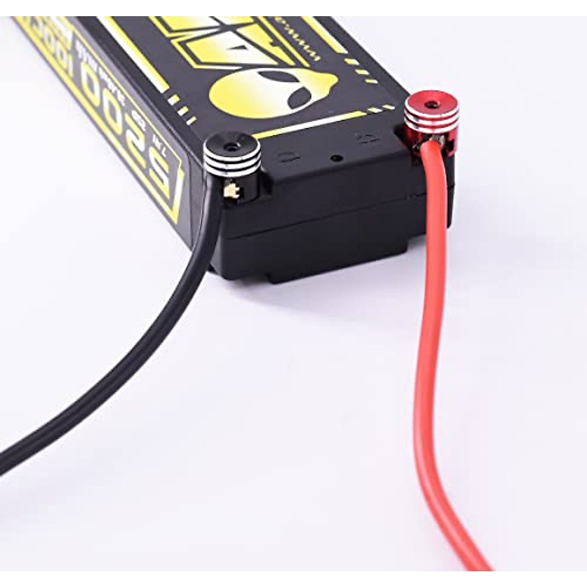 AEI Hobby 2Pcs Heatsink Bullet Plug Grips with 4mm 5mm 4-5mm Bullets (Black/Red) (4-5mm Bullets)