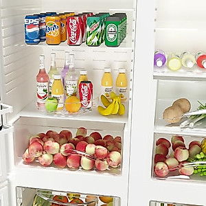 QOTOLY 12.8” Lazy Susan Organizer 6 Pack Lazy Susan Turntable Organizer 360° Rotating Organizer with Handle & 2.3" Raised Edge for Refrigerator Cabinet Kitchen Pantry Bathroom Countertop Table Dresser