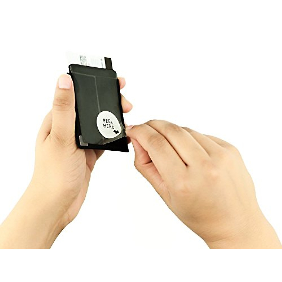 CardNinja Ultra-slim Self Adhesive Credit Card Wallet for Smartphones, Gold