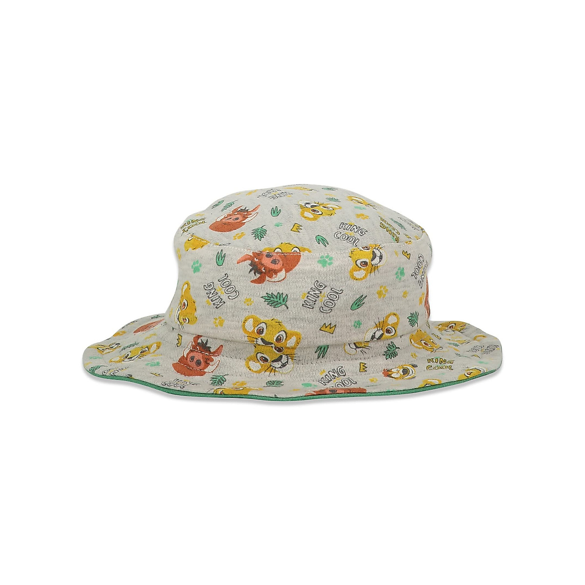 Disney Lion King Simba Newborn Baby Boys Romper and Bucket Sun Hat Green 3-6 Months