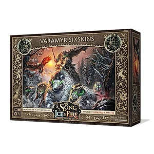 CMON A Song of Ice and Fire Tabletop Miniatures Game Varamyr Sixskins Unit Box | Strategy Game for Teens and Adults | Ages 14+ | 2+ Players | Average Playtime 45-60 Minutes | Made by CMON
