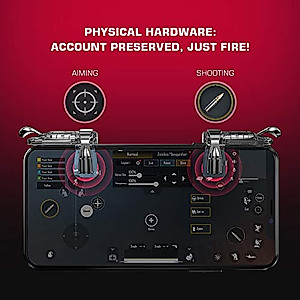 GameSir Mobile Game Controller, Metal L1R1 Triggers,Sensitive Shoot and Aim Buttons Shooter,Suitable for PUBG/Fortnite