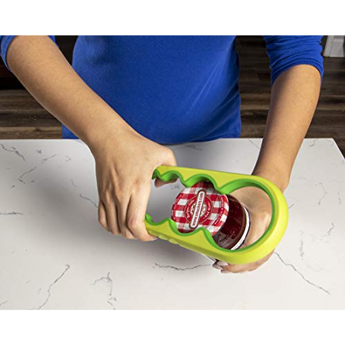 Evriholder Easi-Twist 1pk, Easy Grip Jar Opener, Pack of 1, Colors May Vary