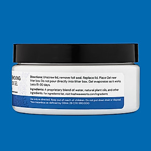 Fresh Wave Odor Removing Litter Box Gel, 7 oz. Pet Odor Eliminator for Home, Safer Odor Relief