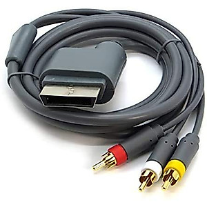 CHILDMORY AV Audio Video Optical Cable Cord for Xbox 360 Console Video Game