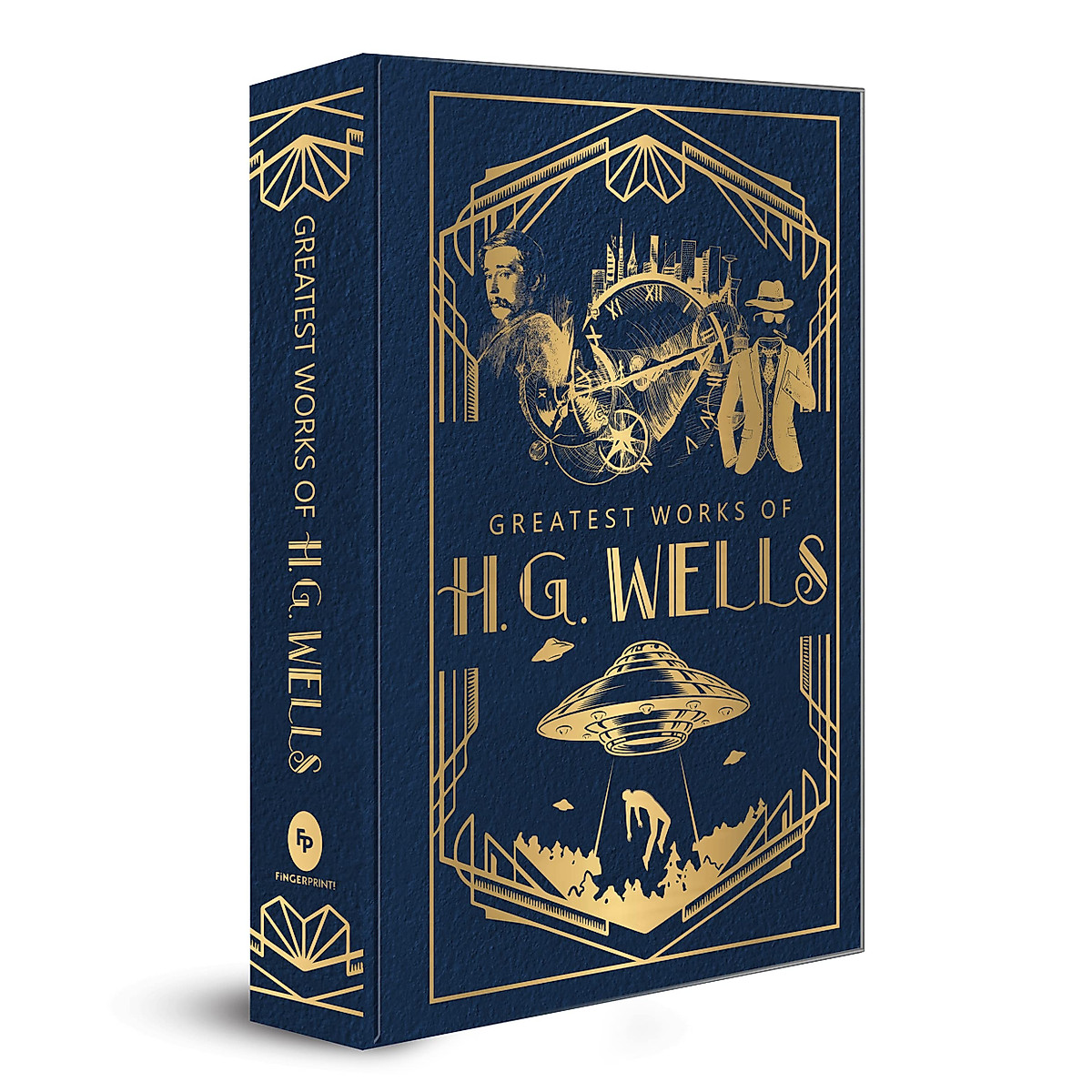 Greatest Works of H.G. Wells (Deluxe Hardbound Edition)