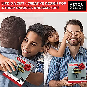 Artori Design Floating Bookshelf for Kids Invisible Shelf - Metal Book Shelf for Wall Decore Book Lovers - Bookshelf Floating Book Shelves for Wall - Superhero Home Decore Bookshelves (Superhero)