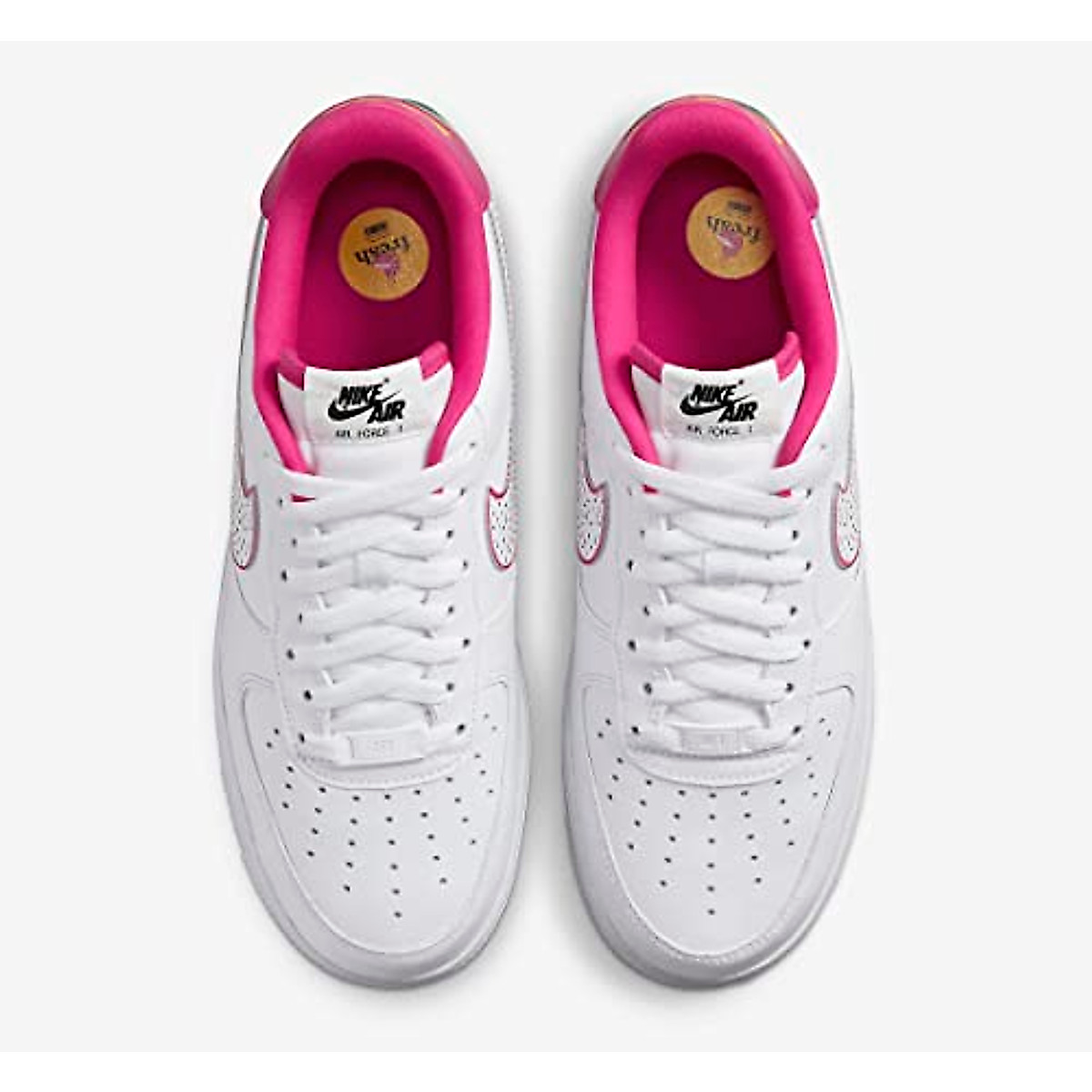 Nike Women's Air Force 1 Low '07 Size 6.5 US- DV3809 100 Dragonfruit White/White-pink Prime