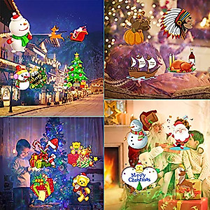 2023 New Year LED Projector Lights Outdoor,LUXONIC Waterproof Holiday Lights Projector with Remote Control ,for Christmas,New Year Decorations