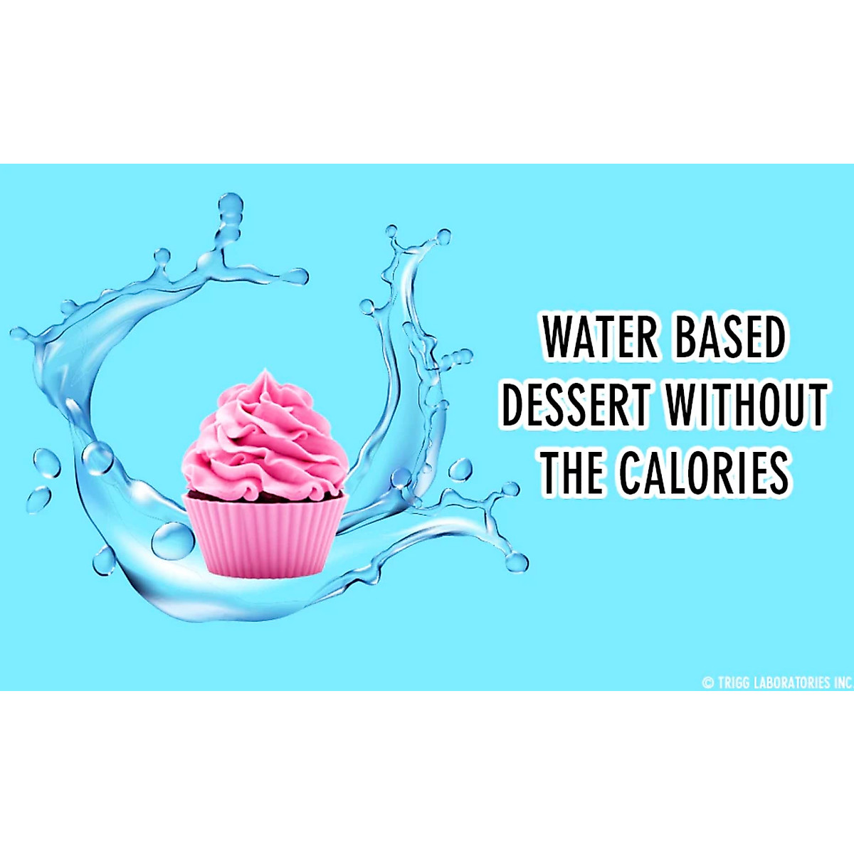 Turn On Cupcake Flavored Sex Lube 8 Ounce Premium Personal Lubricant - Long Lasting, Condom Safe, Vegan, Ph Balanced, Hypoallergenic & Paraben Free, Gel Lube for Men, Women, & Couples