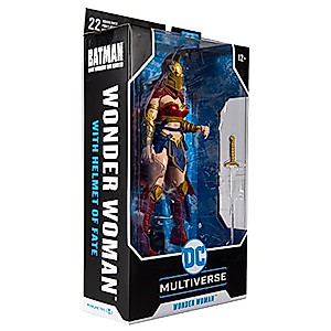 DC Multiverse 7 Inch Action Figure Comic Series - Wonder Woman with Helmet of Fate
