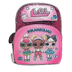 3D Molded Magic Sequins L.O.L 16" Large Backpack