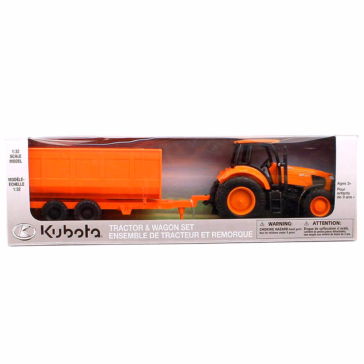 M F Western Products Kubota Farm Tractor/Trailer