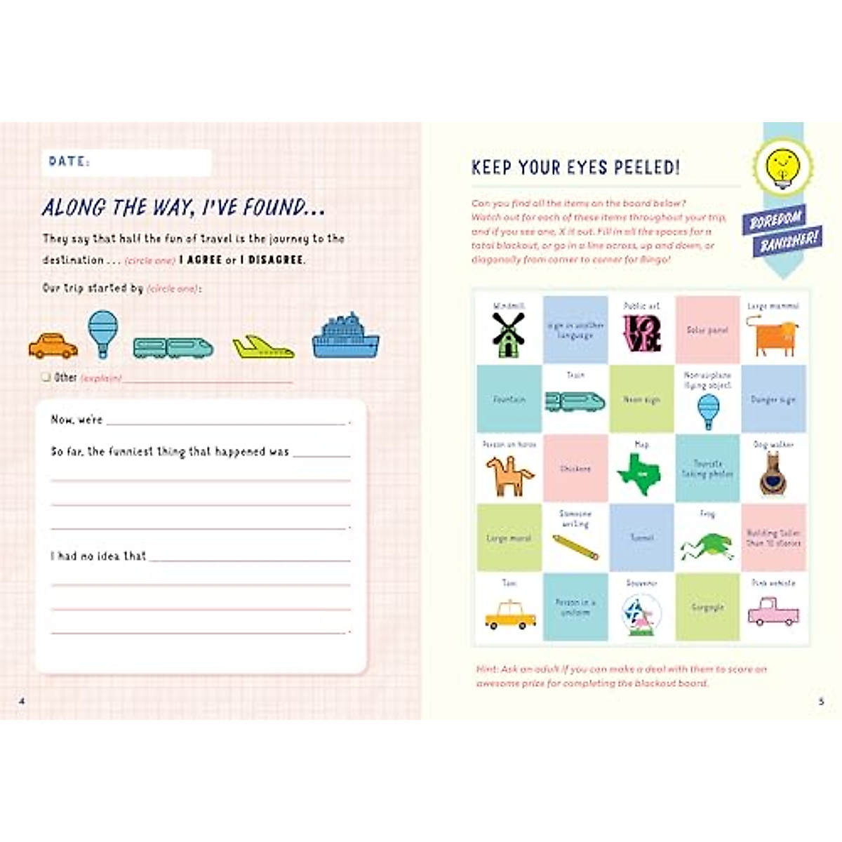 The Ultimate Travel Journal for Kids: Awesome Activities for Your Adventures