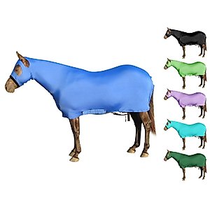 Derby Originals Comfort Stretch Lycra Sleazy Full Body Horse Sheet with Neck Cover