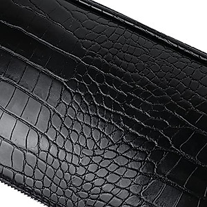 Shoulder Bags for Women, Retro Classic Tote HandBag Crocodile Pattern Clutch Purse with Zipper Closure