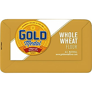 Gold Medal Premium Quality All Natural Whole Wheat Flour For Baking, 5 lb