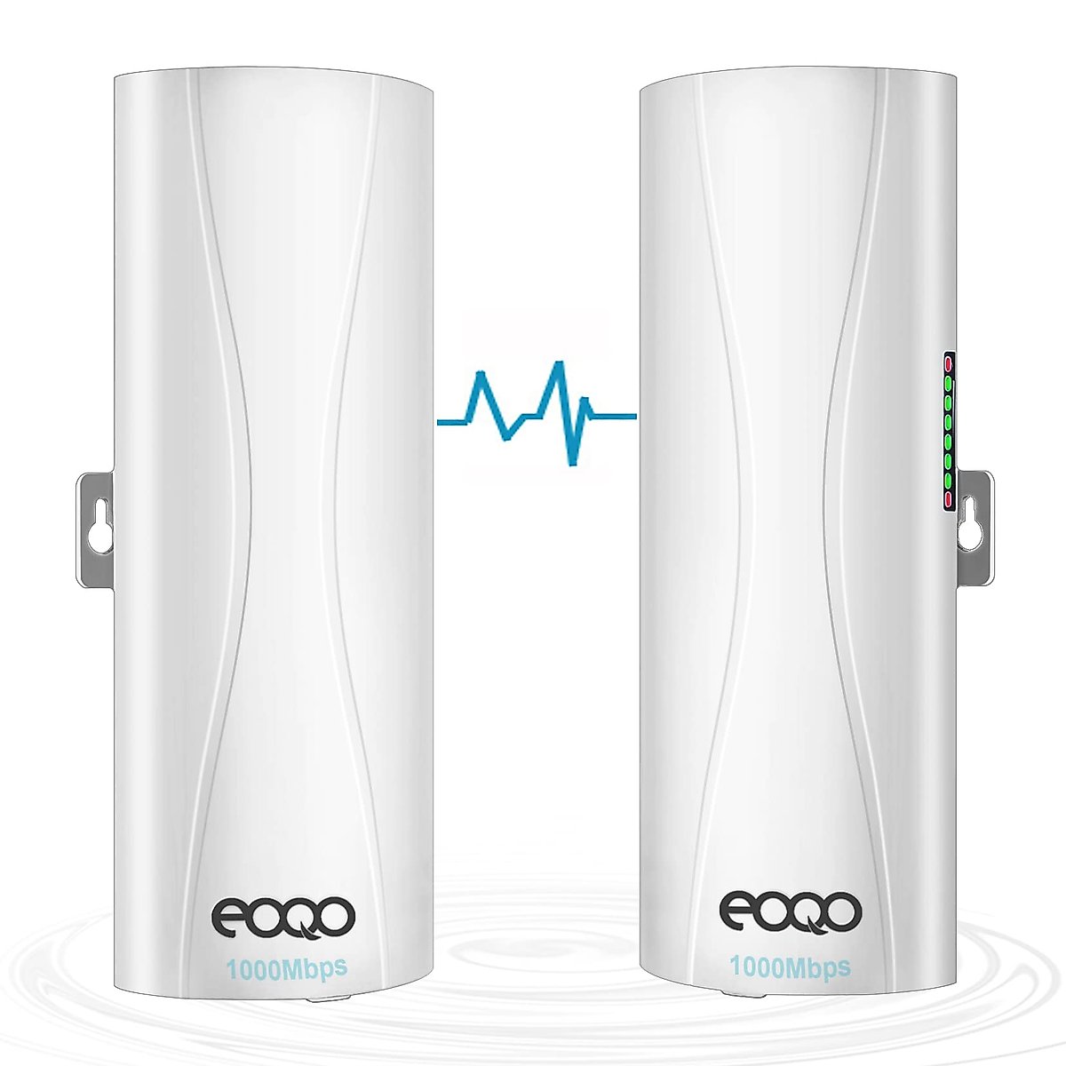 Gigabit Wireless Bridge for Starlink WiFi Extender - 1000Mbps 5.8GHz Point-to-Point Ethernet Bridges with 16dBi Antenna, 3KM Long Range Transmission - Extending Starlink Home Internet Network 2-Pack
