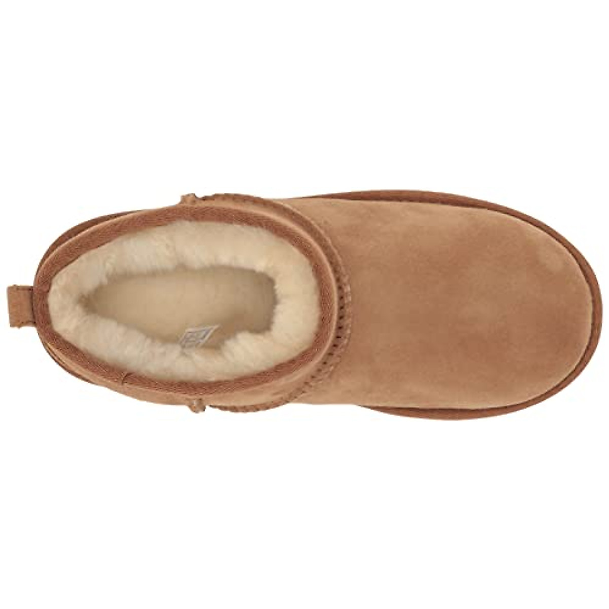 UGG Girls Kids' Classic Ultra Mini Fashion Boot, Chestnut, 4 Big