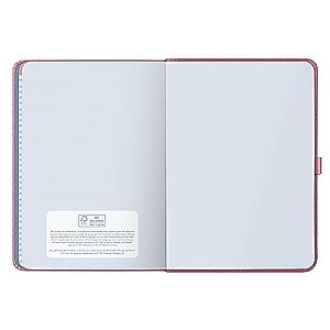 Busy B A5 To Do Diary January to December 2024 - Pink - Faux Leather Week to View Diary with Notes, Tear-Out Lists & Pockets