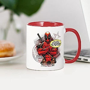 CafePress Deadpool Besmirched Mug Ceramic Coffee Mug, Tea Cup 11 oz