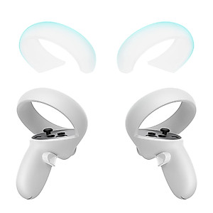 KIWI design Halo Controller Protector Compatible with Quest 2 Accessories, Anti-Bumping Silicone Ring Cover with Protection