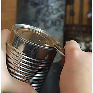 Chef Craft Select Durable Plated Iron Bottle Opener/Can Tapper with Magnet, 4.5 inches in length 2 piece set, Gray