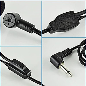 HUACAM Set of 2 Headset Microphone, Flexible Wired Boom for Voice Amplifier,Teachers, Speakers, Coaches, Presentations, Seniors and More