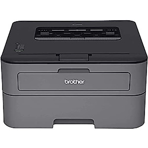Brother Monochrome Laser Printer with Duplex Printing, 2400 x 600 DPI, up to 27 Pages per Minute, Automatic Duplex (2-Sided) Printing, Compact HL-L2300d