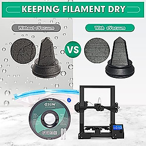 eSUN 3D Printing Filament Vacuum Storage Bag, Spool Storage Sealing Bags Dust Proof Humidity Resistant for Keeping Filament Dry, 5 Vaccum Bags Only