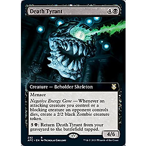 Magic: the Gathering - Death Tyrant (292) - Extended Art - Forgotten Realms Commander