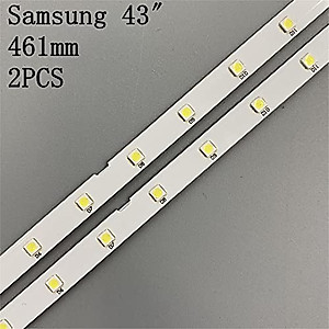 SENHE 2 PCS 28 LED Strip Light Strip Fit for Samsung 43 "TV UE43NU7100U AOT_43_NU7100F_2X28_3030C BN44-00947A UE43NU7120U