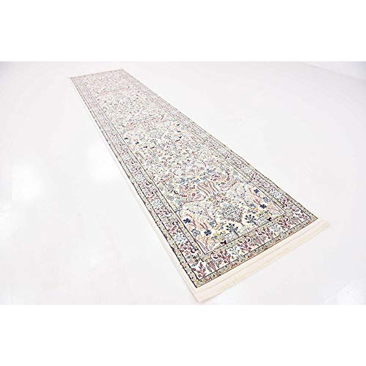 Unique Loom Narenj Collection Area Rug - Bristol (3' x 13' 1" Runner, Ivory/ Beige)