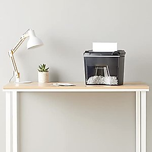 Amazon Basics 12-Sheet Cross-Cut Junk Mail, CD, and Credit Card Shredder with Pullout Basket