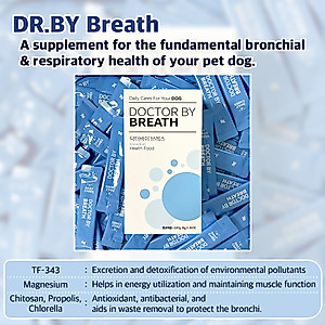 DoctorBy Breath Bronchial Supplements for Dogs for Dry, Wet & Barkly Pet Cough
