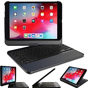 Snugg iPad Pro 12.9 Case with Keyboard 2nd Generation (2017 2nd Gen/2015 1st Gen) - Bluetooth iPad Pro Keyboard 12.9 1st Generation - 360 Degree Apple iPad Pro 12.9 Gen 2 Keyboard