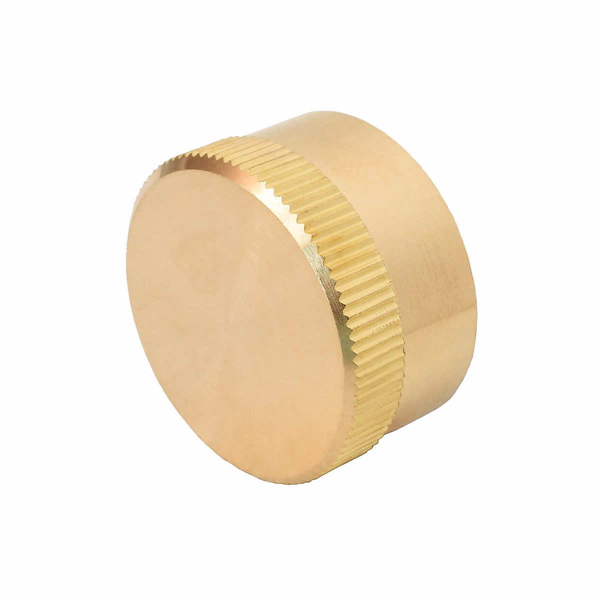 Flame King AB228 4-Pc Universal Solid Brass Caps for 1LB Propane Bottle Gas Tank Cylinders